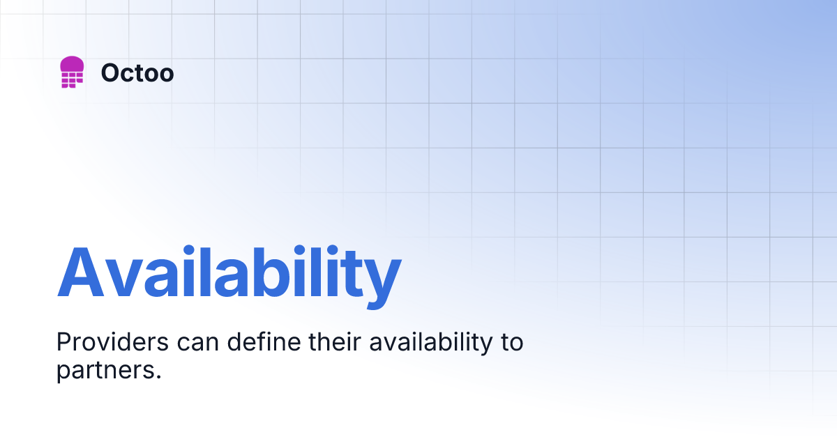 Availability | Octoo